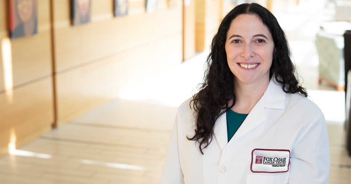 Fox Chase Cancer Center Welcomes Dr. Sara Small | Fox Chase Cancer Center - Philadelphia PA